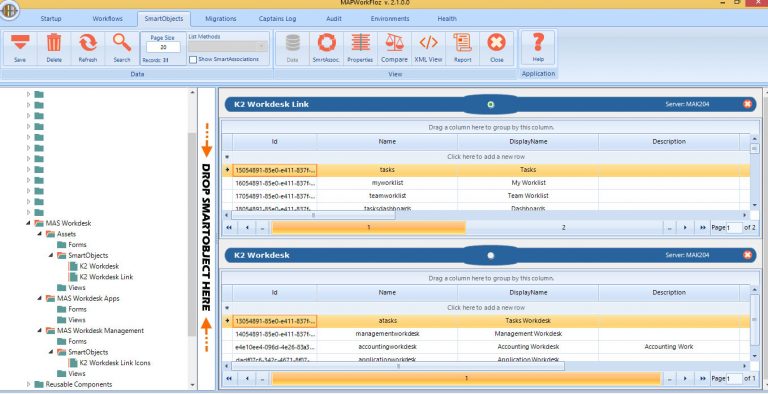 SmartObject comparison - Method Automation Services